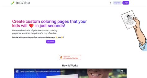 Dad Cant Draw Transform Text And Images To Custom Coloring Pages Aitoolnet