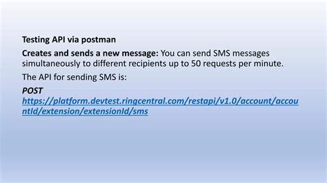 Messaging Apis Of Ringcentral Ppt