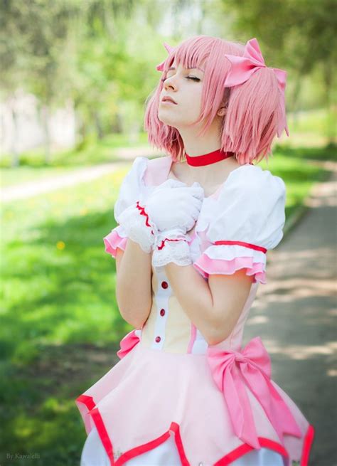 Kaname Madoka Anime Cosplay Mahou Shoujo Madoka Magica Puella
