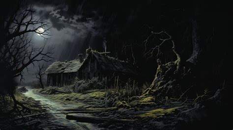 Mysterious Night A Dark And Foreboding Artwork By Bernie Wrightson