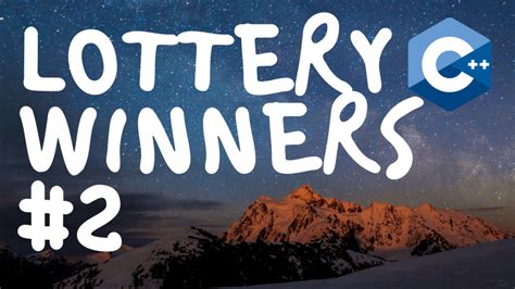 Chapter 8 2 Lottery Winners Tony Gaddis Starting Out With C Jesus Hilario H