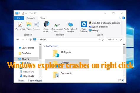 fix windows explorer crashes on right click [complete guide]