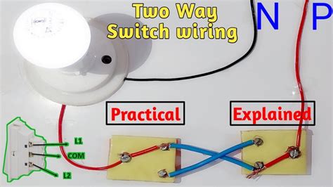 Staircase Wiring Diagram Using Two Way Switch Staircase Wiri