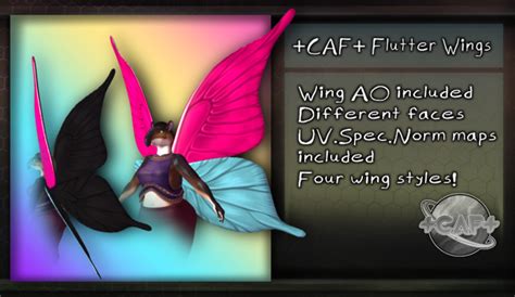 second life marketplace caf flutter wings