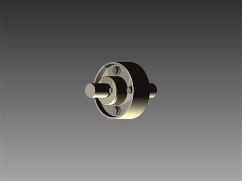 Protected Type Flange Coupling Autocad Autodesk Inventor Catia Stl