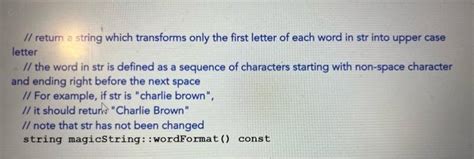 Solved 4 Open The Source File Named Magicstringcpp In Your