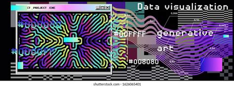 Abstract Visualization Data Information Graph Form Stock Vector Royalty Free 1626098836