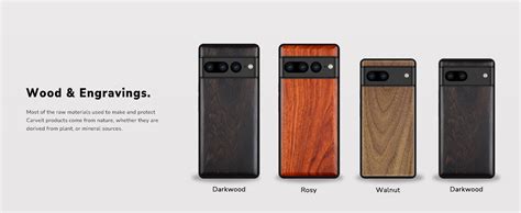 Carveit Holz Handyhülle für Google Pixel 7a Cover Stoßstange hülle ...