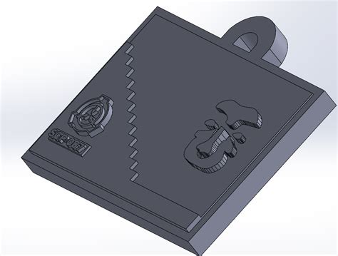 Free Stl File Key Ring Scp 087 🔑・3d Print Object To Download・cults