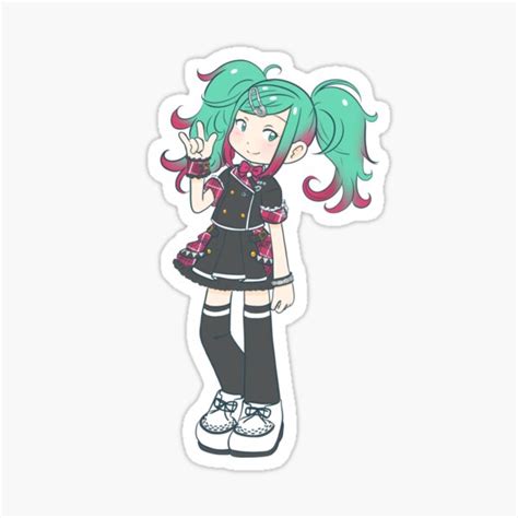 Project Sekai Miku Sticker For Sale By Sabrinalewiis Redbubble