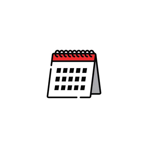 Free Table Calendar Icon Template To Edit Online
