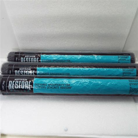 Rust Oleum Restore Roller Extreme Concrete Lot Of Nap Roller