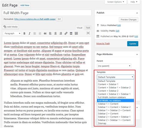 How To Apply A Custom Page Template Page Template Templates How To Apply