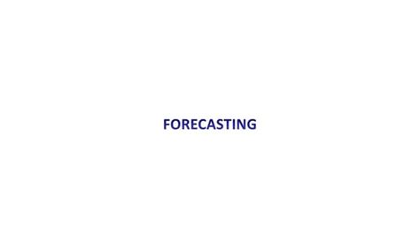 Forecastingpptx