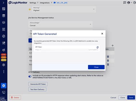 Jira Service Management Integration Setup Logicmonitor