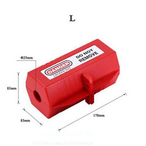 Mosiee 1pc Industrial Household Plugs Lock Box Electrical Plugs Small