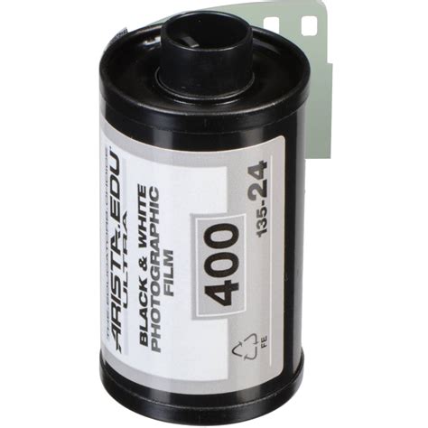 Arista Edu Ultra 400 Black And White Negative Film 35mm Roll Film 24