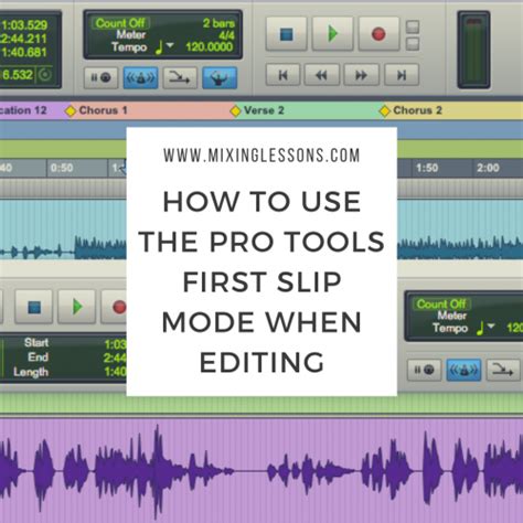 How To Use The Pro Tools First Slip Mode When Editing