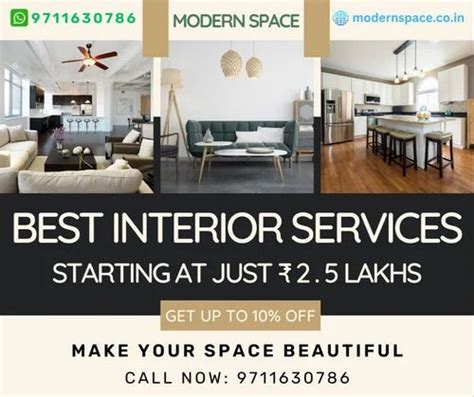 Best Home Interior Design Service Provider In Noida Greater Noida And Ghaziabad At ₹ 1050 Sq Ft