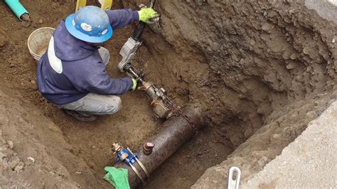Tapping To Water Main Boston Massachusetts 2019 Youtube