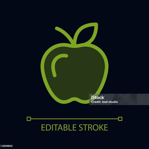 Apple Pixel Perfect Glassmorphism Ui Icon For Dark Theme Stock Illustration Download Image Now