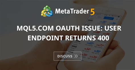 Oauth Issue User Endpoint Returns 400 Trading Online General Mql5 Programming Forum