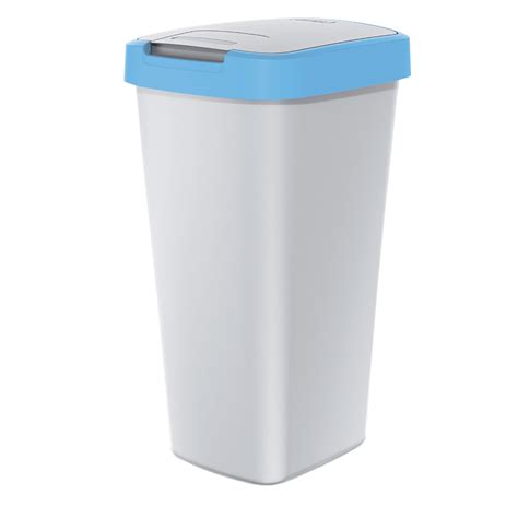 Keden Compacta Q Rubbish Bin With Swing And Hinged Lid 25l Plastic Was