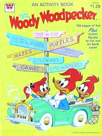 Woody Woodpecker Activity Book Worlds Largest Coloring And Activity