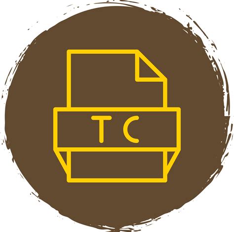 tc file format icon 15712105 vector art at vecteezy