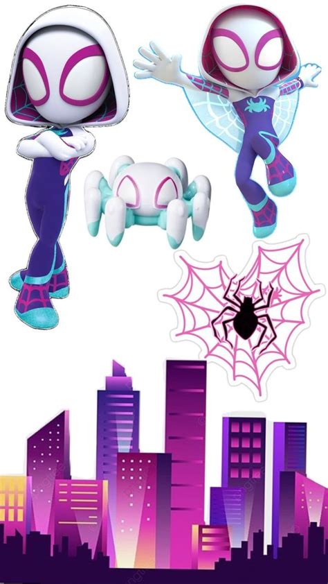 Mulher Aranha Menina Aranha Aranha Fantasma Spider E Seus Amigos