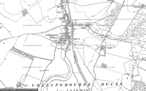 Old Maps Of Collingbourne Ducis Wiltshire Francis Frith