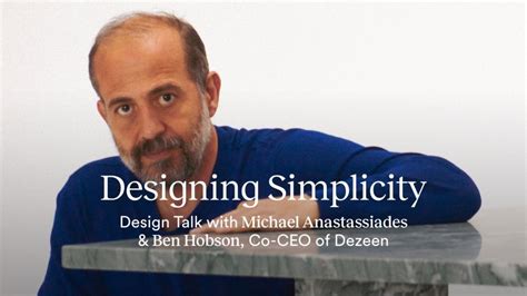 Designing Simplicity Dezeen Events Guide