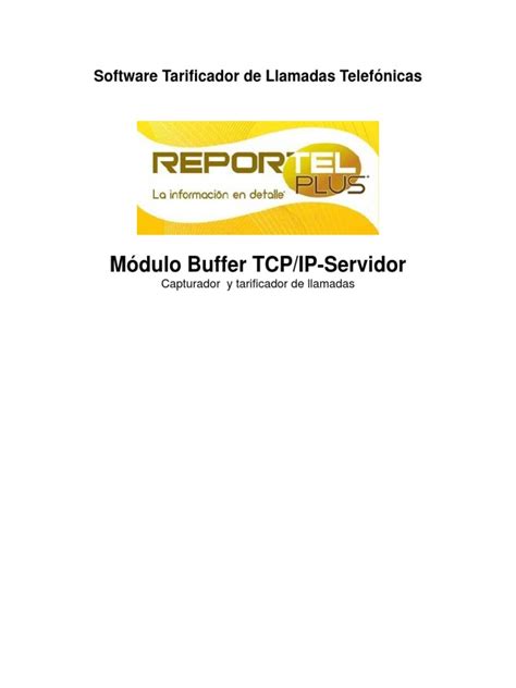 Buffer Tcpip Servidor Pdf Protocolo De Control De Transmisión