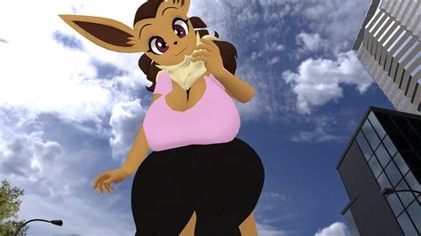 Rule 34 Big Breasts Breasts Cleavage Dativyrose Eevee Female Furry