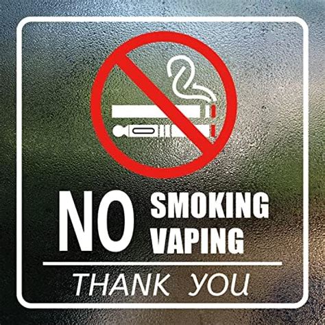 No Smoking No Vaping Stickers For Vehicles 2 Small