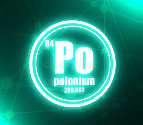Polonium Chemical Element Stock Illustration Illustration Of Mendeleev 102417696