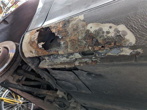 Second Hand Car Bought From A Dealer With A Very Rusty Sill Patched