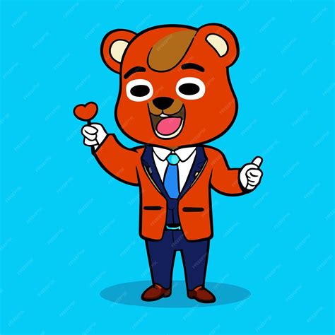 Premium Vector Bear Cubs Playing In Water