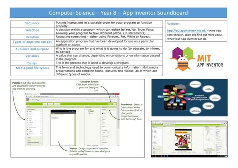 Pdf Computer Science Year 8 App Inventor Soundboard Dokumentips