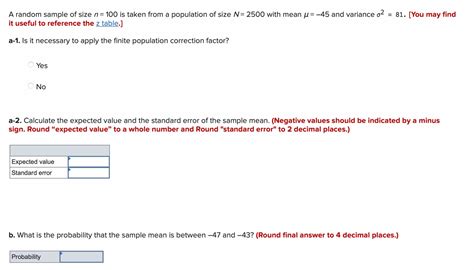 solved a random sample of size n 100 ﻿is taken from a