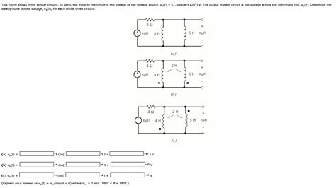 Solved This Figure Shows Three Similar Circuits In Each Circuit The