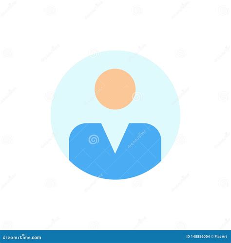 Personal Personalization Profile User Flat Color Icon Vector Icon
