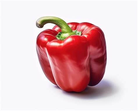 Premium Ai Image Capsicum Isolated On White Background