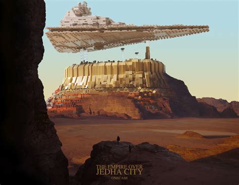The Empire Has Occupied Jedha City Lego Star Wars Moc