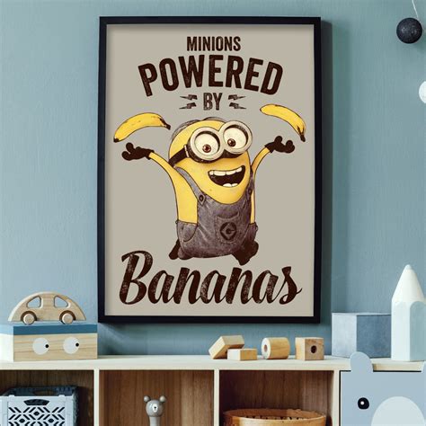 Minions Print Powered By Bananas Uk