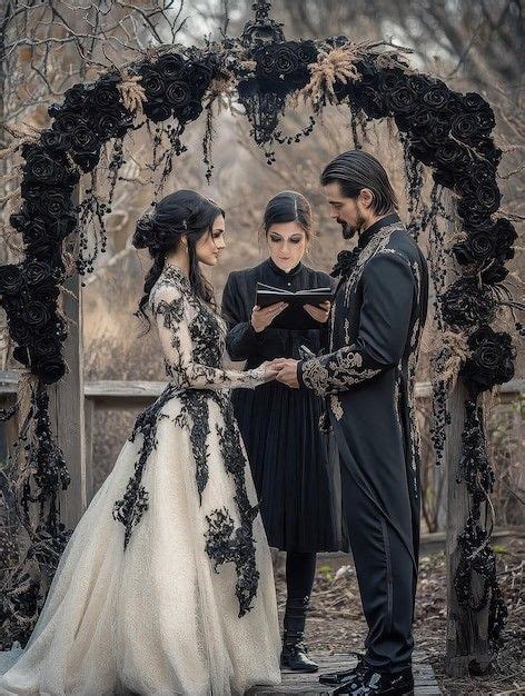 Pin By Jessica Nicole On Wedding Ideas Goth Wedding Wedding Wedding Photos