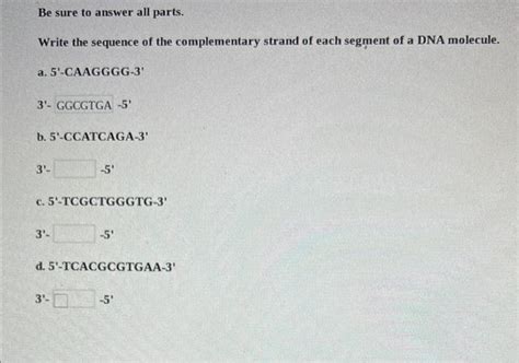 Solved Be Sure To Answer All Parts Write The Sequence Of Chegg Com