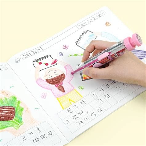 도아브스토어 냥냥 15칸 그림 일기 초등 유치원 어린이 일기장 공책 노트 그림일기장 단체 선물