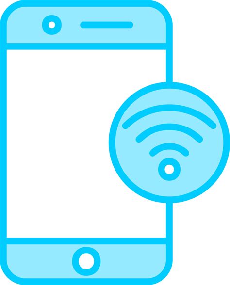 Mobile Wifi Vector Icon Vector Art At Vecteezy