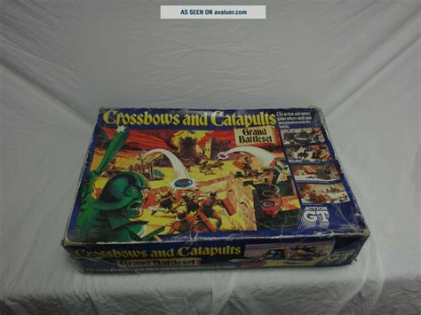 Vintage 1983 Crossbows And Catapults Grand Battle Game Set Made By